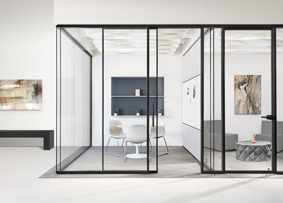 ALUR Glass and Modular Dividing Wall