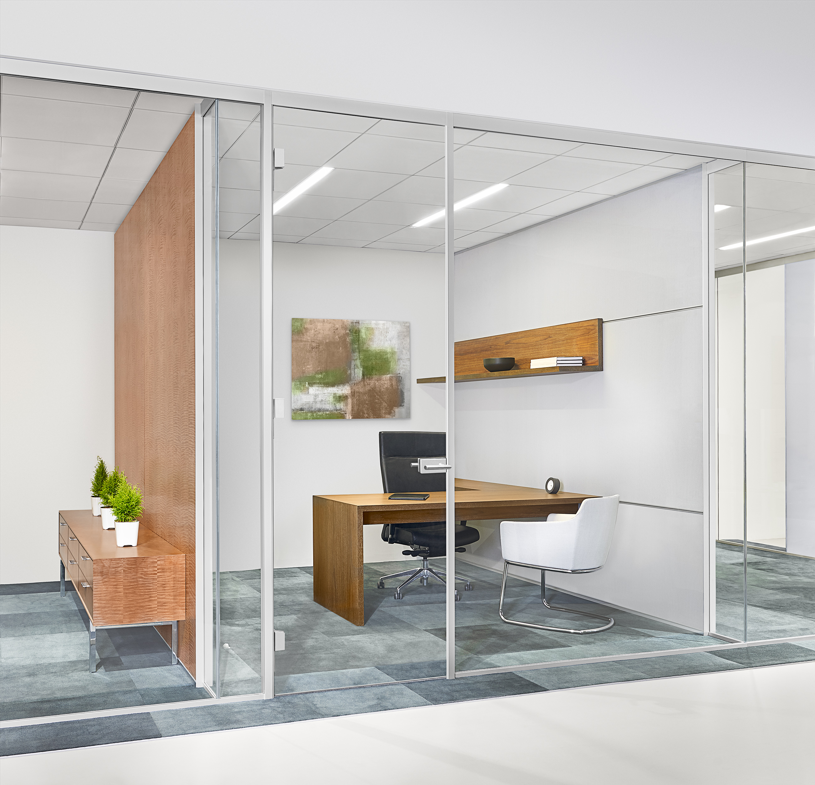 ALUR Glass and Modular Dividing Wall