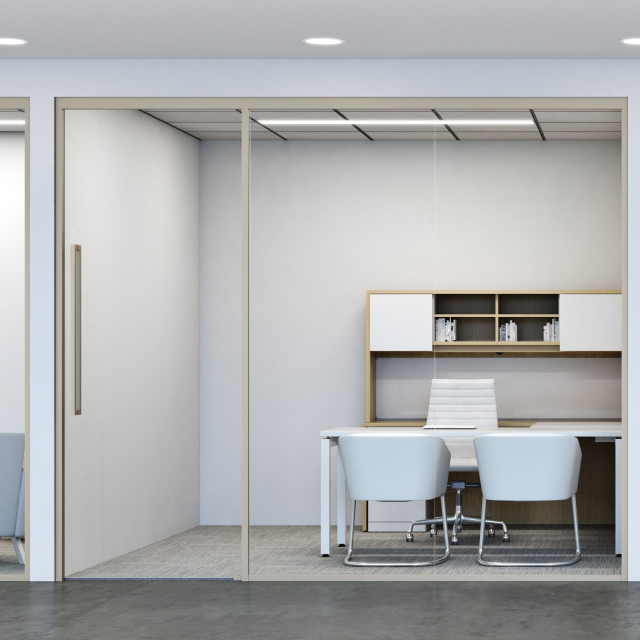 ALUR Glass and Modular Dividing Wall