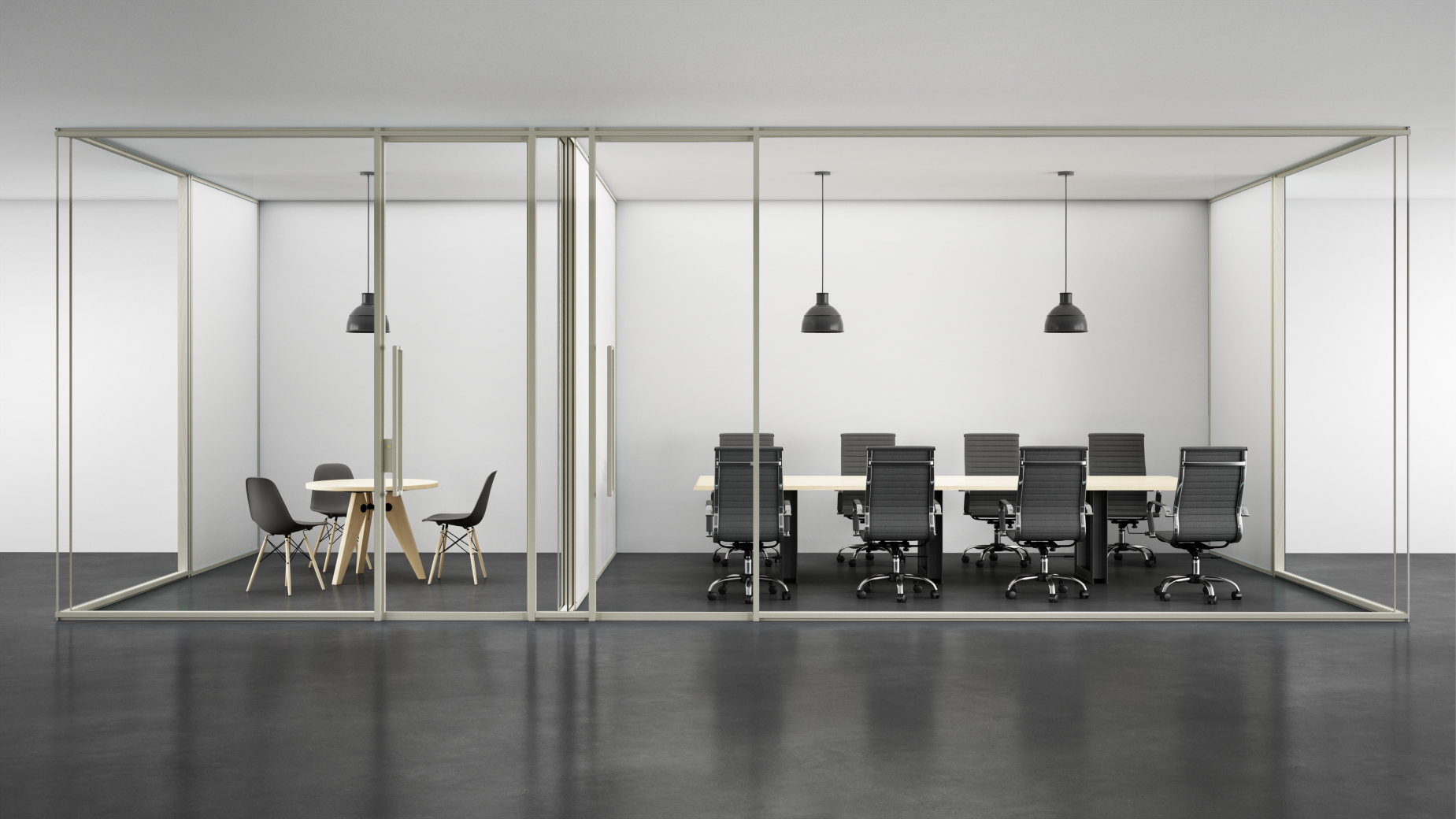 ALUR Glass and Modular Dividing Wall