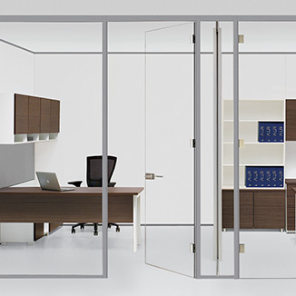 ALUR Glass and Modular Dividing Wall