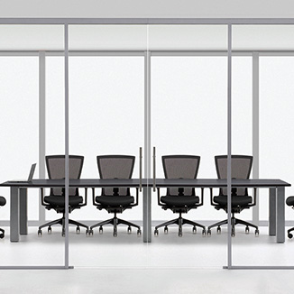 ALUR Glass and Modular Dividing Wall