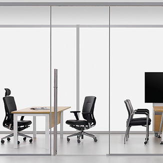 ALUR Glass and Modular Dividing Wall