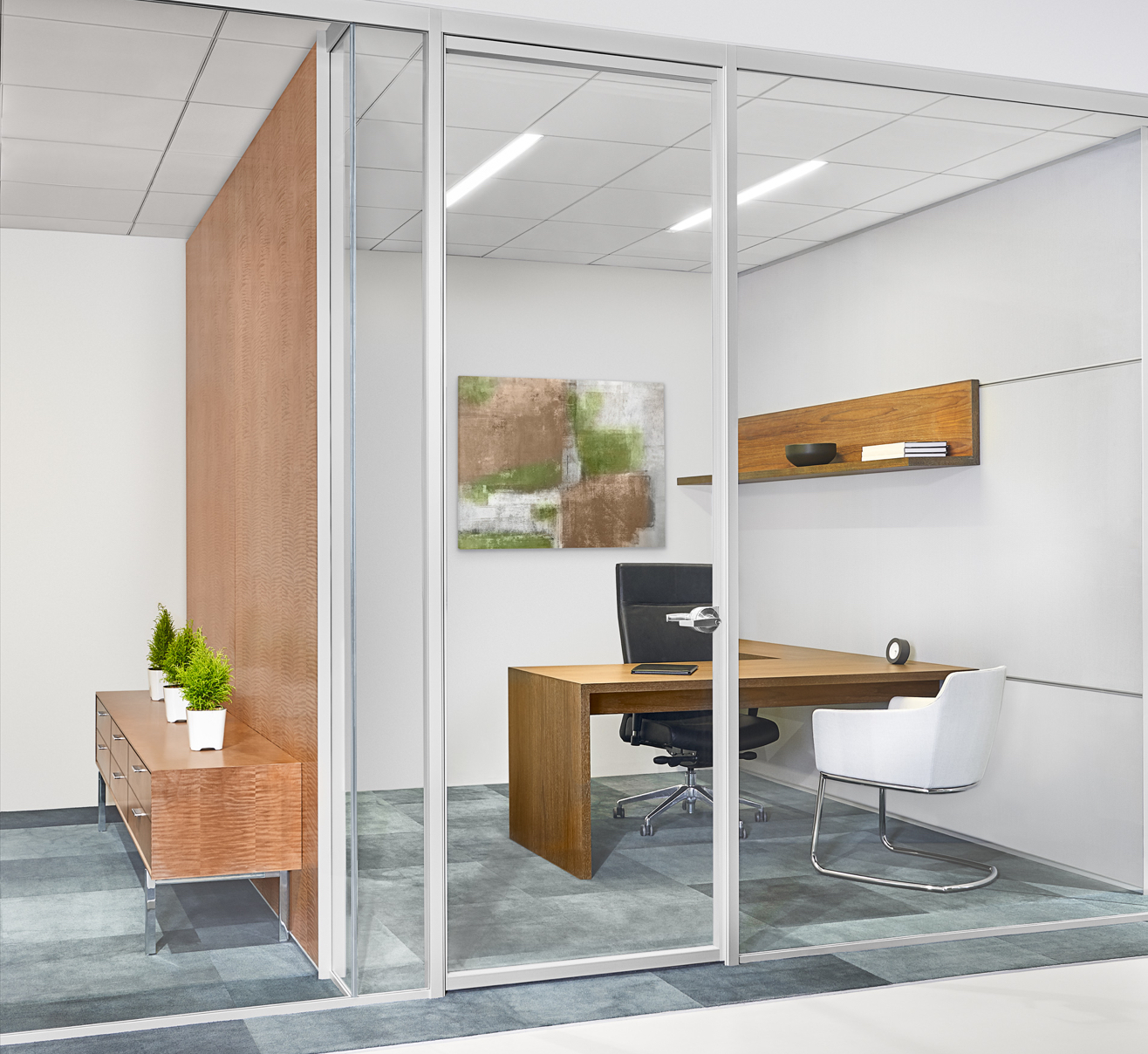 ALUR Glass and Modular Dividing Wall